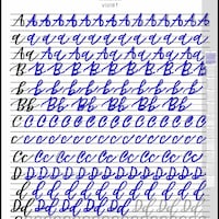 THE VIOLET: Printable Handwriting Worksheets (PDF File Only) From How ...