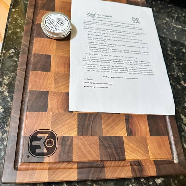 Personalised Maple End Grain Cutting Board, Custom Butcher Block ...