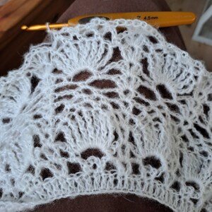 Crochet Lace Capelet and Shawl PATTERN, Tutorial, Photo and Diagrams - Etsy