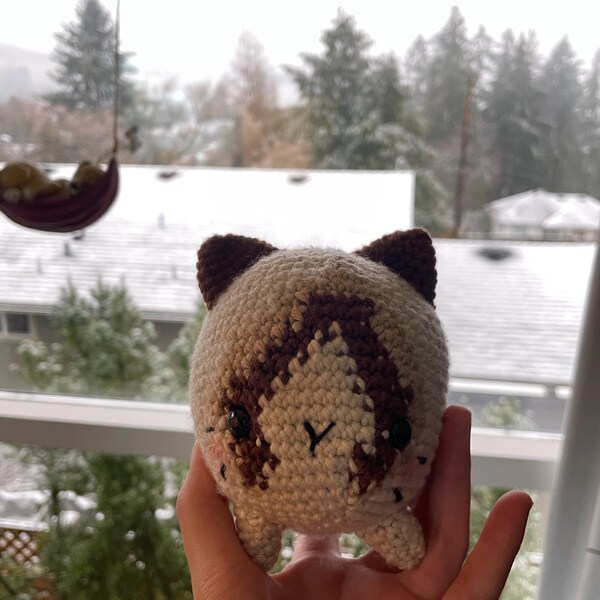 Crochet Pattern - Catloaf in the Box - Calico + Bicolor Cat Amigurumi ...