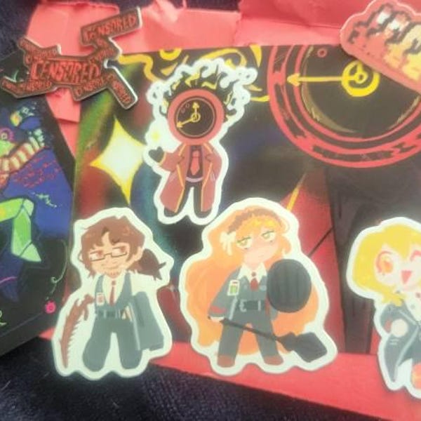 Limbus Company EGO Vinyl Stickers // Don Quixote, Heathcliff, Faust ...