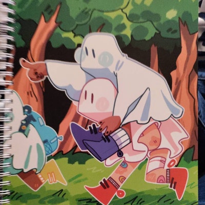 Runaway Ghost Large Reusable Sticker Book - Etsy
