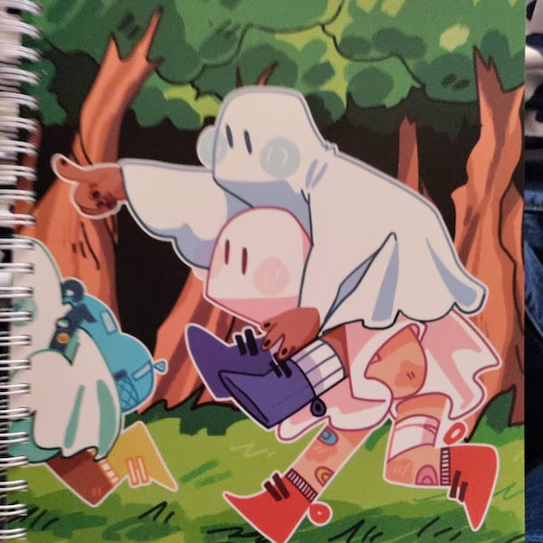 Runaway Ghost Large Reusable Sticker Book - Etsy