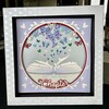3D Book With Butterflies Shadow Box, Floral Layered Paper Art, 3D ...