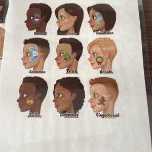 Face Painting Sonic Tails Knuckles Board, Face Paint Design Menu Board ...