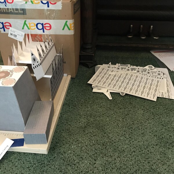 3D Model GIZA Great Pyramids Ancient Egypt Paper Diorama Model ...