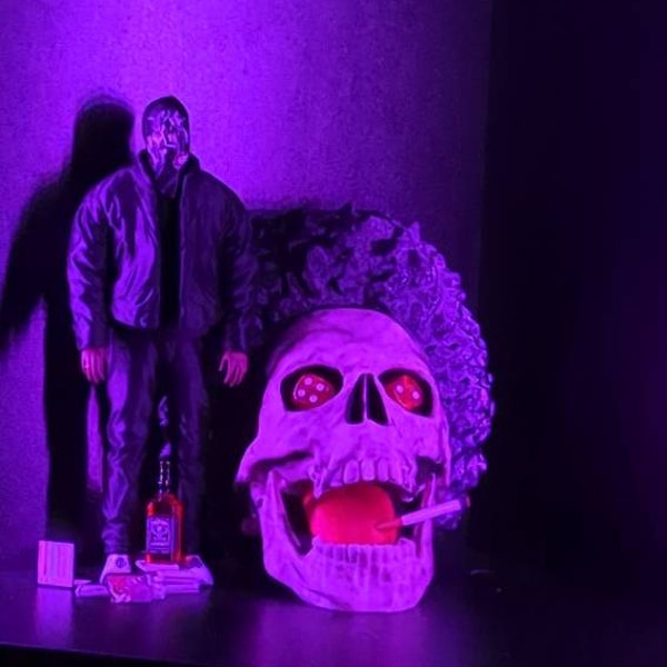 The Weeknd Custom 3D Printed “after Hours” Skeleton Skull Dawn FM ...