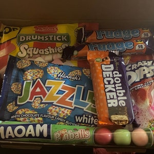 British Customisable Snack Box, Personalisable, Birthday, Gifts, UK ...