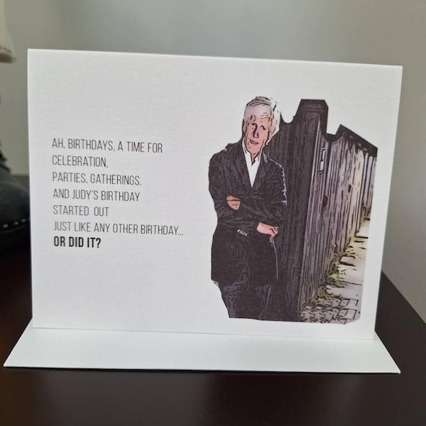 Keith Morrison Inspired Birthday Card, Dateline Inspired Birthday Card ...