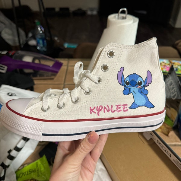 Custom Stitch Converse for Kids - Etsy