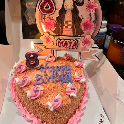 Personalized 3D Cake Topper, Anime Cake Topper, Manga Cake Topper ...