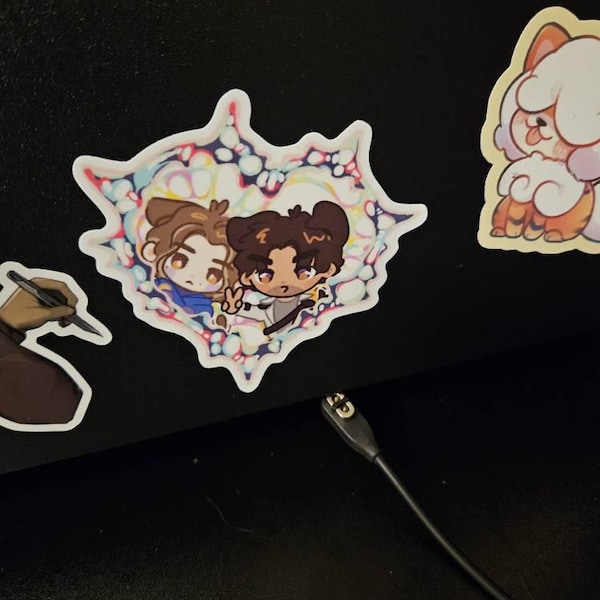 Arcane Jayvik Anomaly Sticker | Jayce Viktor Jinx Ekko Caitlyn Vi Silco ...