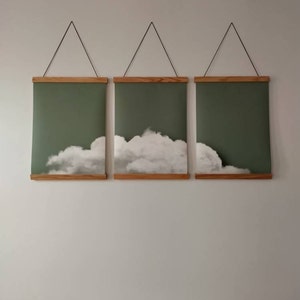 Map Hanger Frame Magnetic Wood Poster Hanger - Etsy