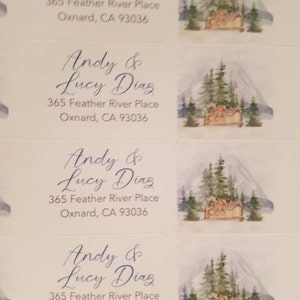 Night Sky Address Labels Personalized Space Sky Return Address Labels ...