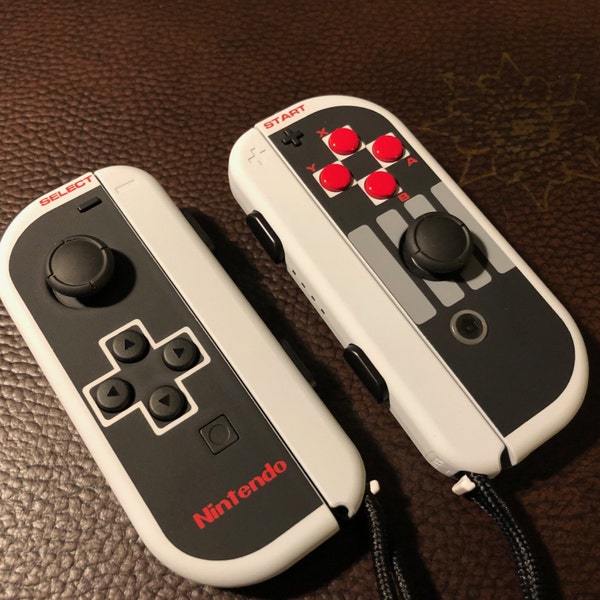 Custom NES Nintendo Themed Nintendo Switch Joy-con Joycon Controllers ...