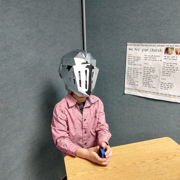 KNIGHT Armor Mask - Make Your Own Knight's Helmet From Card With This ...