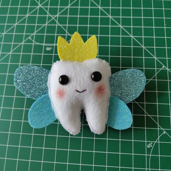 Tooth Fairy Ornament Pdf Felt Pattern Kawaii Plush Tooth Fairy Doll ...