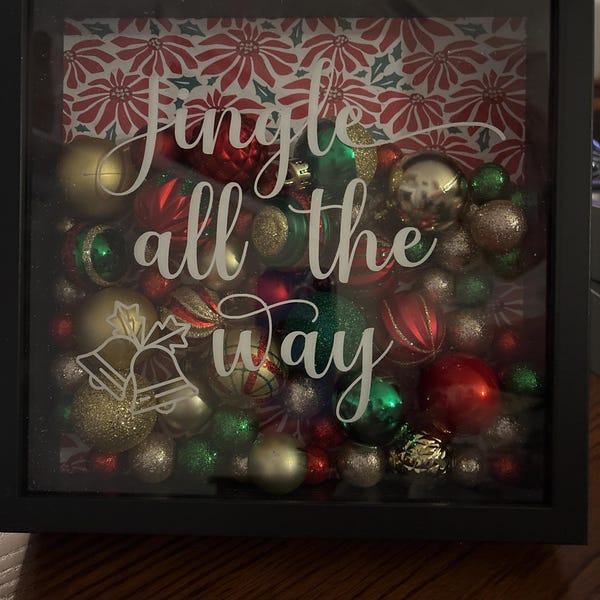 Valentine's Day Paper Flower Shadow Box Frame, Shadow Box Decor, - Etsy