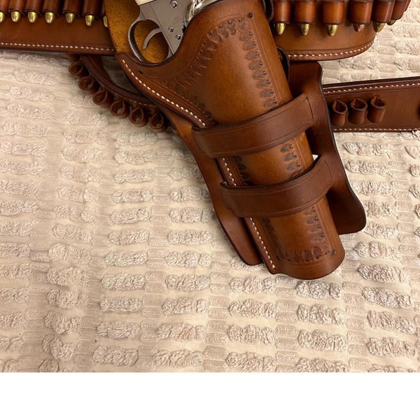 Doc Holiday Cross Draw Western Holster and Cartridge Belt - Etsy