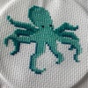 Octopus Cross Stitch Kit - Beginners Cross Stitch Kit - Mini Cross ...
