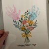 Flower Handprint Craft Art, Printable Mothers Day, for Mom or Grandma ...