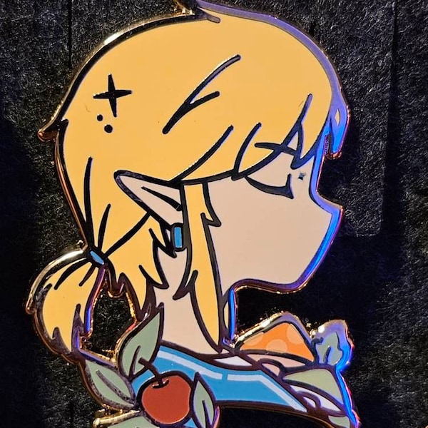 Botw Link & Zelda Hard Enamel Pin - Loz Pins - Pin Collection - Etsy