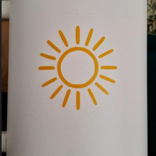 Sun Decal | Sun Vinyl Decal | Sun Sticker | Weather Decal | Outer Space ...