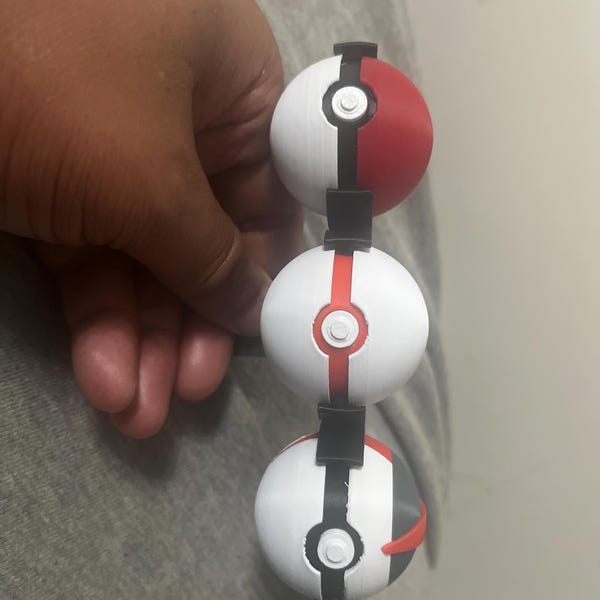 Pokeball Cosplay Prop With Belt Clip - Etsy