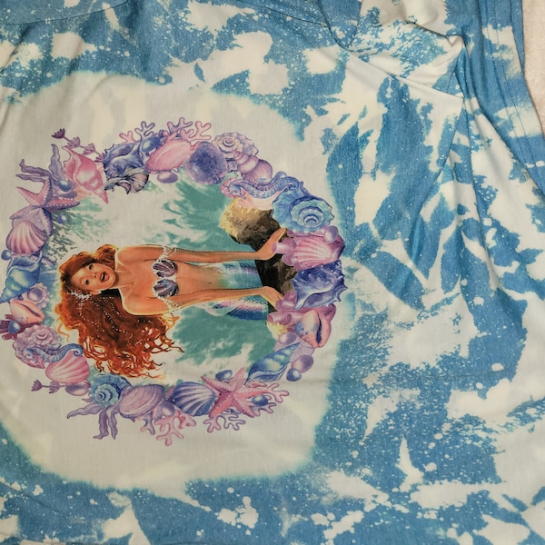 Little Mermaid, Black Little Mermaid Png, Watercolor, Black Girl Magic ...