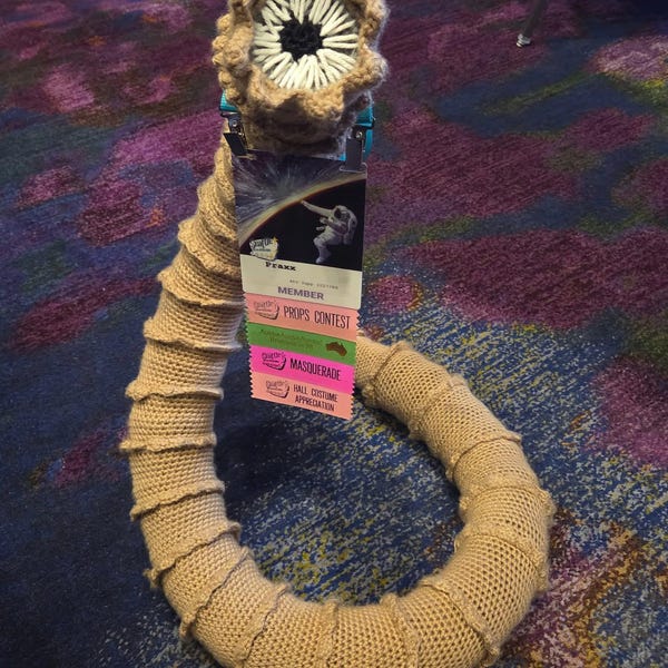 Amigurumi Sandworm Crochet Pattern. Scary Desert Worm Monster. No Sew ...