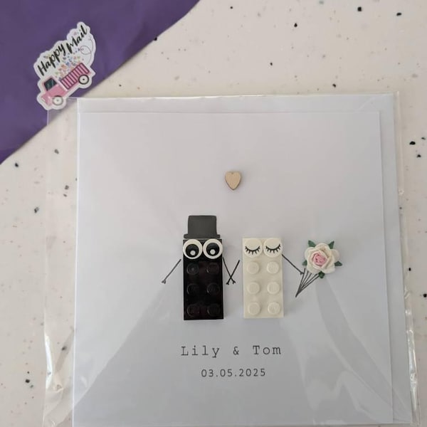 Personalised Happy Birthday Card | Lego Design | Bee Design | Celebrate ...