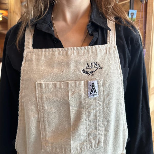 Natural Durable Cotton Canvas Pottery Apron Ceramic Apron Throwing ...