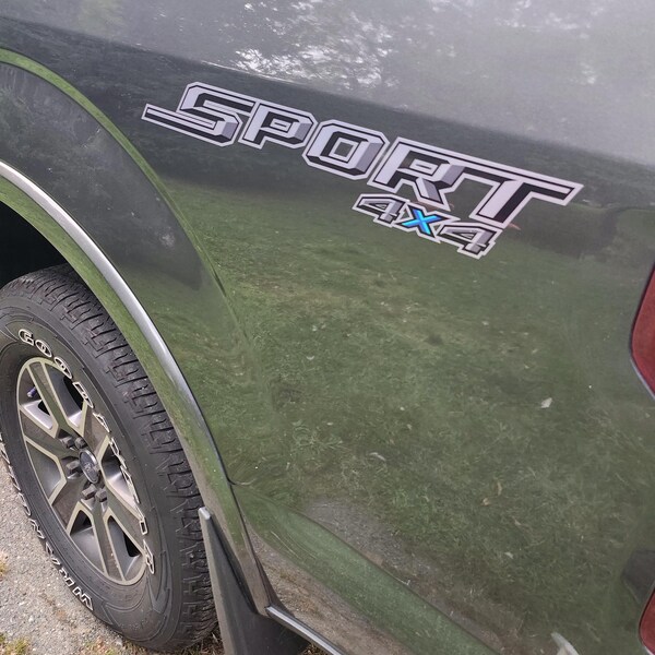 Set of 2: STX 4X4 off Road Truck Bed Decals Stickers Ford F150 PURPLE ...
