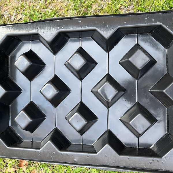 Convex Plastic Mold for Wall 3D Panel for Plaster gypsum or Concrete ...