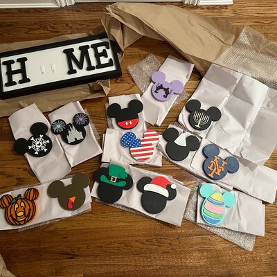 Interchangeable Mouse Head Home Sign Home Seasonal Mickey Home - Etsy