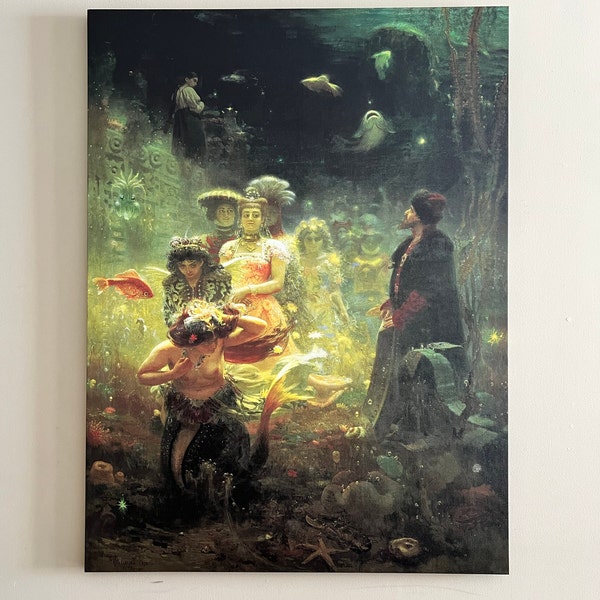 Ilya Repin : Sadko (1876) Canvas Gallery Wrapped or Framed Giclee Wall ...