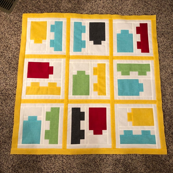 Building Blocks Quilt Pattern - Etsy