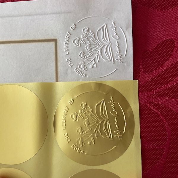 Book Embosser Personalized,custom From the Library of Book Embosser ...