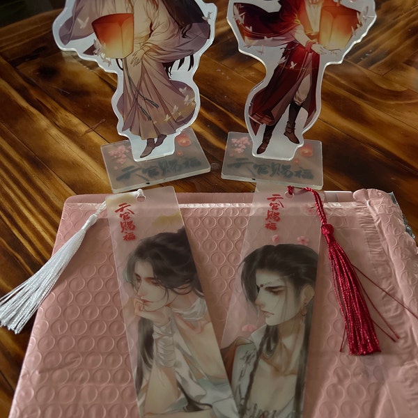 Hualian Bookmark Set: Heaven Official's Blessing TGCF, Xie Lian, Hua ...