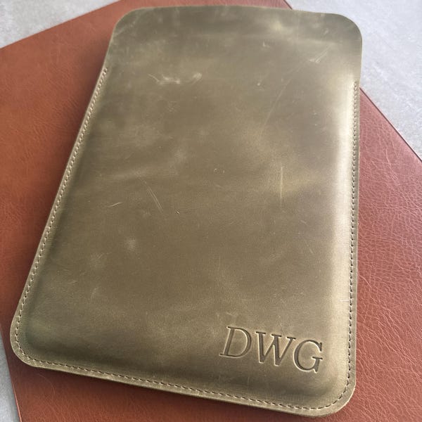 Leather Cover for MacBook Pro M1 2021, Leather Sleeve for MacBook Air ...
