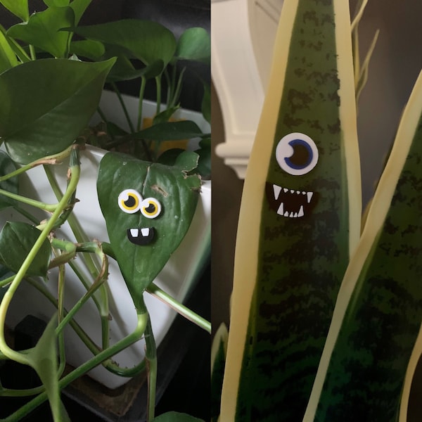 Set of 3 Plant MONSTER Magnets! - Etsy