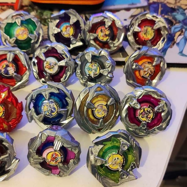 Beyblade X Retro Bit Beast Stickers - Etsy