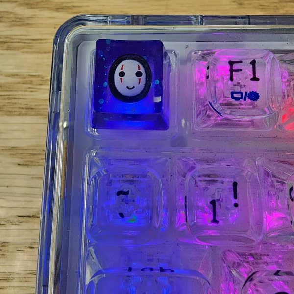 Magical Soot Sprite Arrow Key Keycaps | Handmade Keycap | Anime Keycap ...