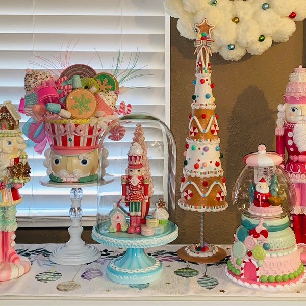 Gingerbread Christmas Wreath Holiday Candy Land Wreath Cookie Door ...