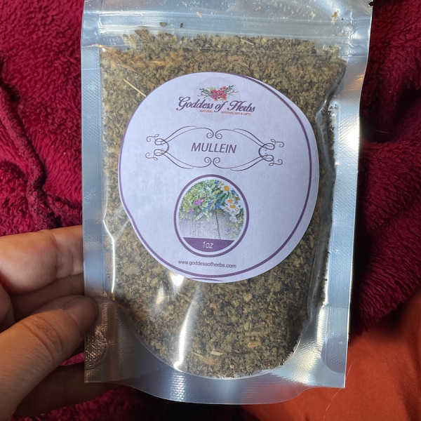 Mullein, 1 Oz Dry Mullein, Mullein Leaf, Dried Mullein, Mullein Tea ...