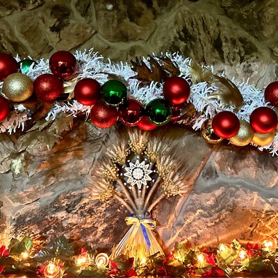 Christmas Topper Praying Angel. Straw Ornaments. Handmade Holiday ...