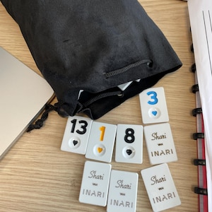 Custom Rummy Tiles Personalized Rumicube Tile Custom Rummikub Tiles ...