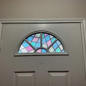 Window Privacy Film Frosted UV Blocking Window Film Cute Cat Dog ...