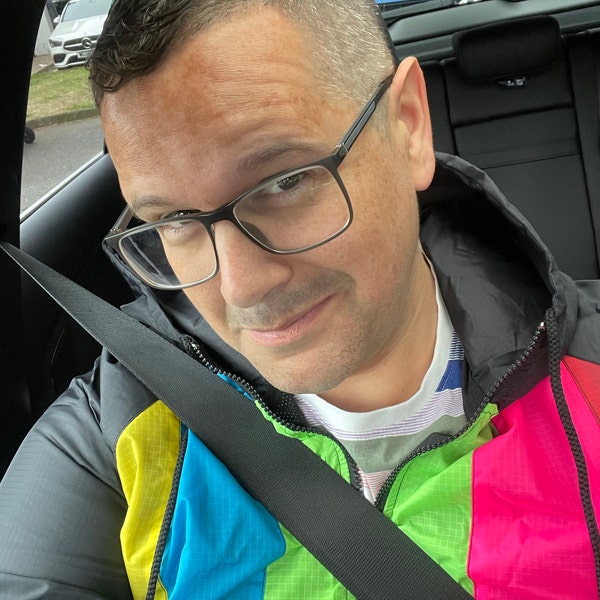 TV Color Bar Windbreaker Jacket, Water Repellent. - Etsy