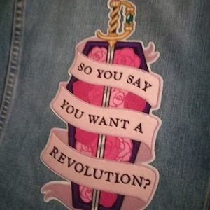Revolution Back Patch - Etsy